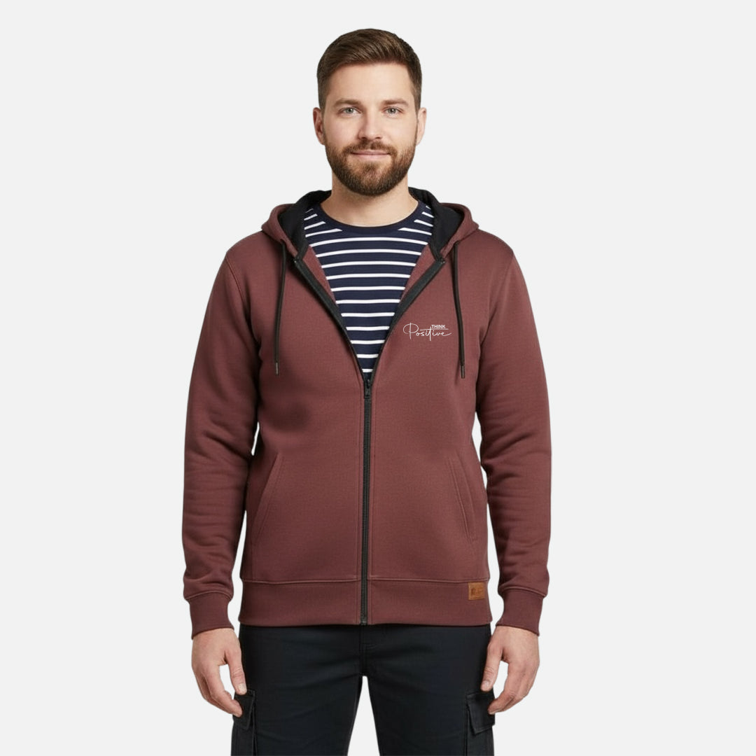Think Positive | Zipper Hoodie – Sunnah Conscious